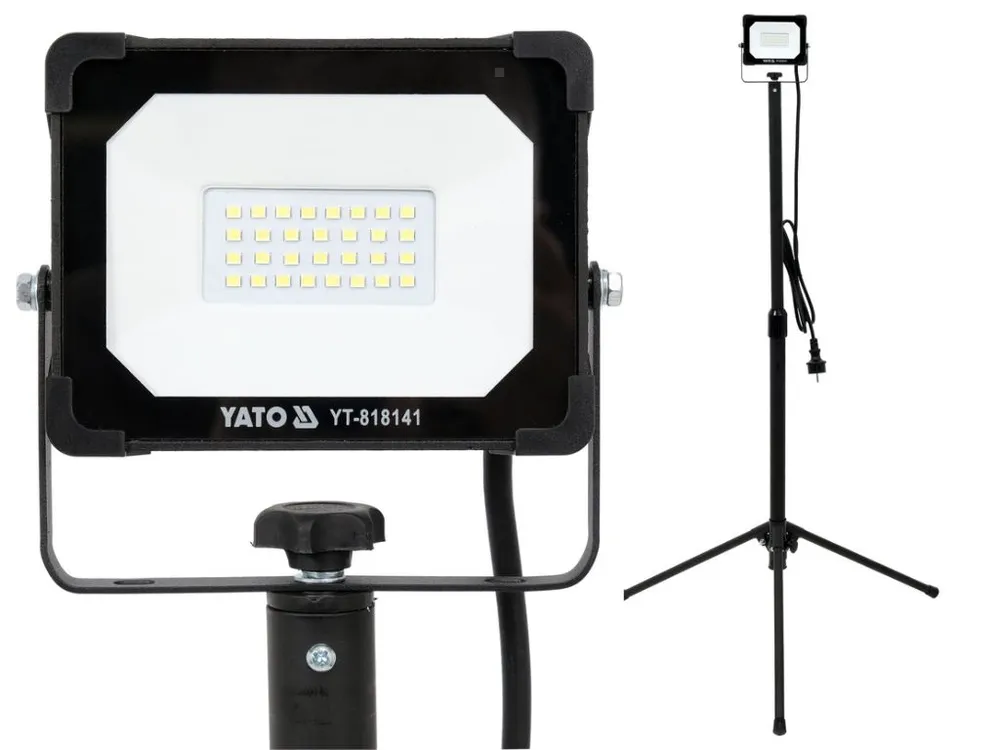 Yato Reflektor SMD LED ze stojakiem 20W 1900lm YT-818141 | Narzedziak.pl